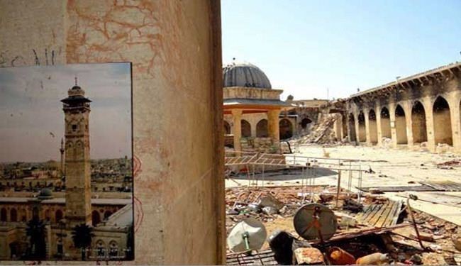 Terrorists destroy ancient Aleppo minaret